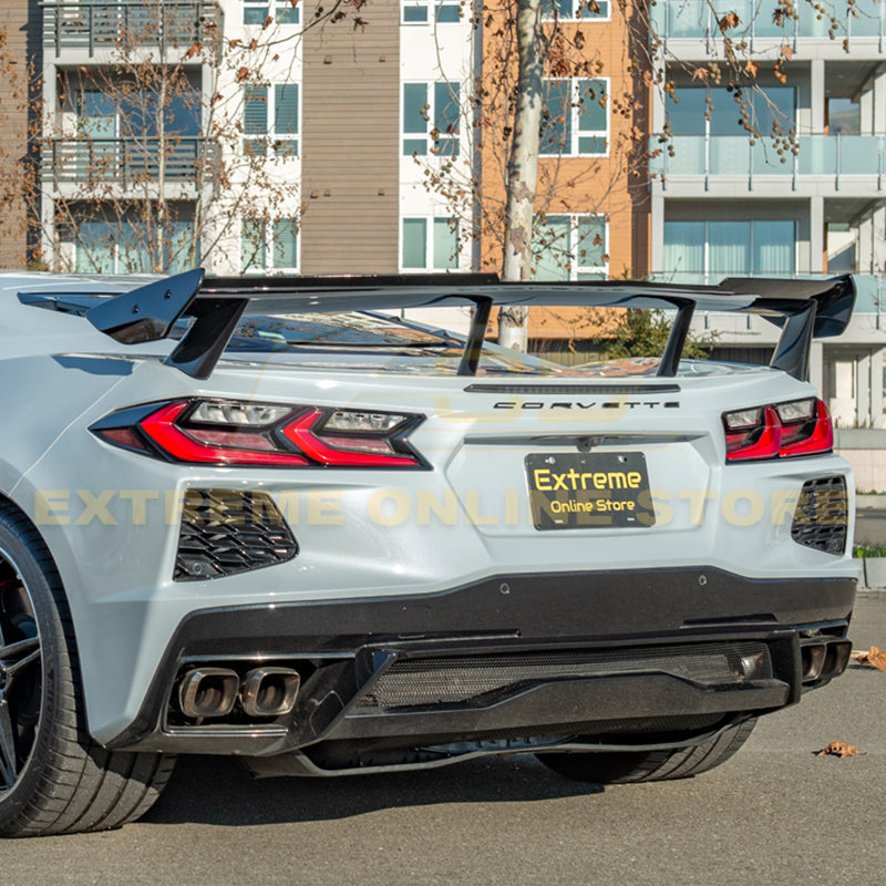 Chevrolet Corvette C8 Extended Rear Trunk Spoiler High Wing Eos