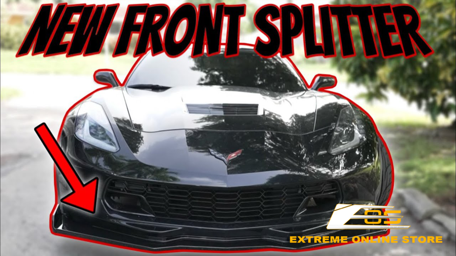 Extreme Online Store | Corvette C7 Stage 2.5 Conversion Front Splitter