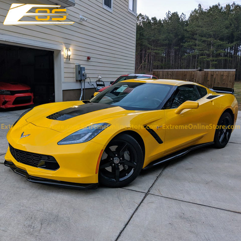 Chevrolet Corvette C7 Stage 2 Central Front Splitter Installation Manu ...
