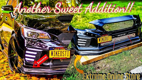 2018-21 Subaru WRX VRS Style Front Splitter Lip Ground Effect Extreme ...