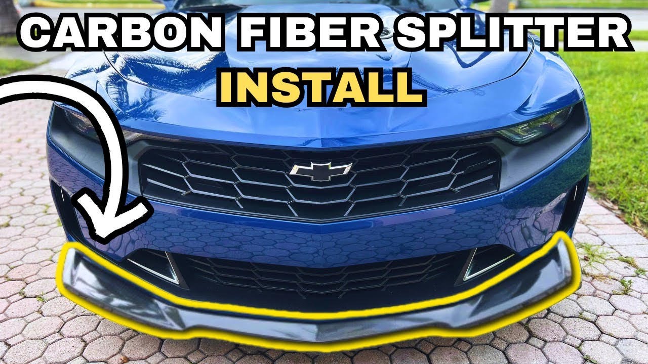 2019-Up Camaro ZL1 Front Splitter Installation ft. @khcdetails ...