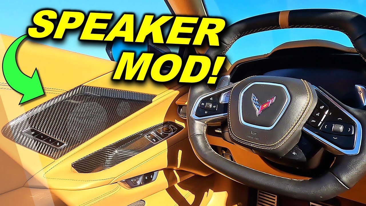 @NuHorizonC8Reviewing Corvette C8 Carbon Fiber Interior Door Speaker C