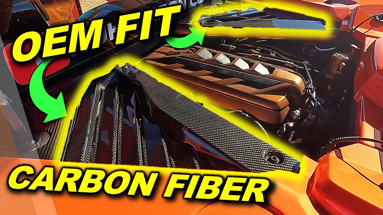 @NuHorizonC8 Reviewing Corvette C8 Carbon Fiber Engine Bay Vent From E