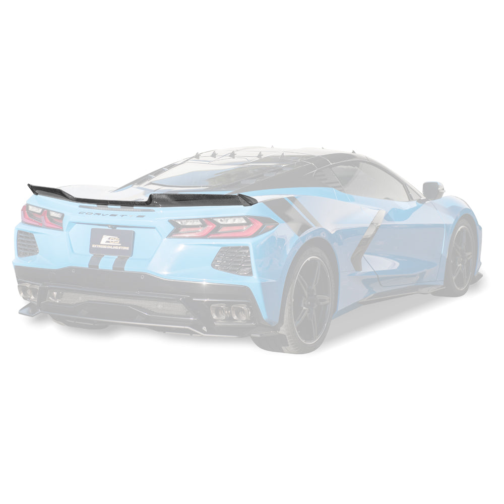 2020-Up Chevrolet Corvette C8 Ducktail Rear Wing Spoiler – Extreme ...