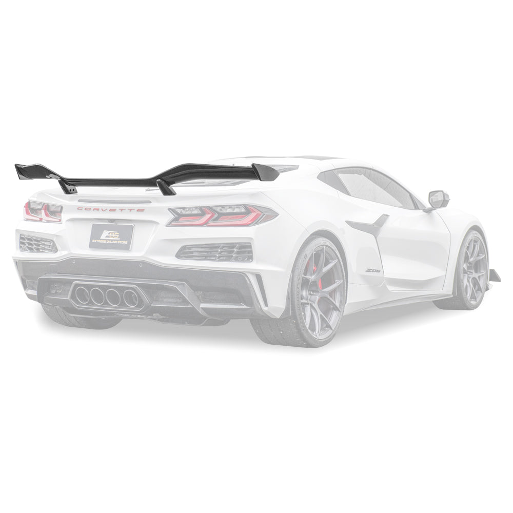 Chevrolet Corvette C8 Z06 DRY CARBON FIBER Rear High Wing – Extreme ...