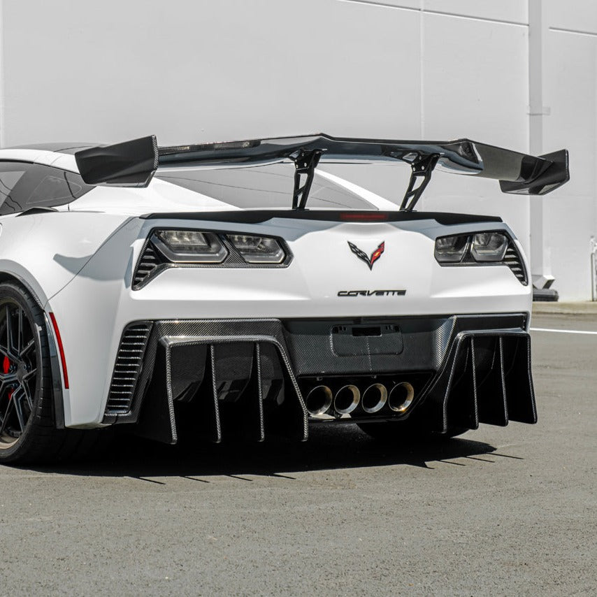 Corvette C7 ZTK Extended Conversion High Wing Rear Spoiler