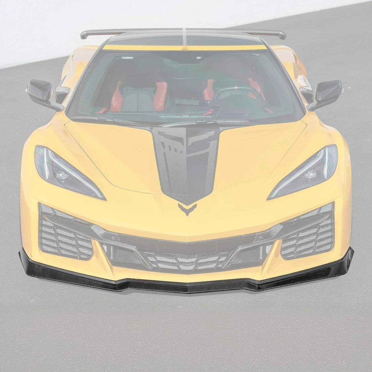 Corvette C8 Z06 / E-Ray DRY CARBON FIBER Front Splitter [Z07 Extended