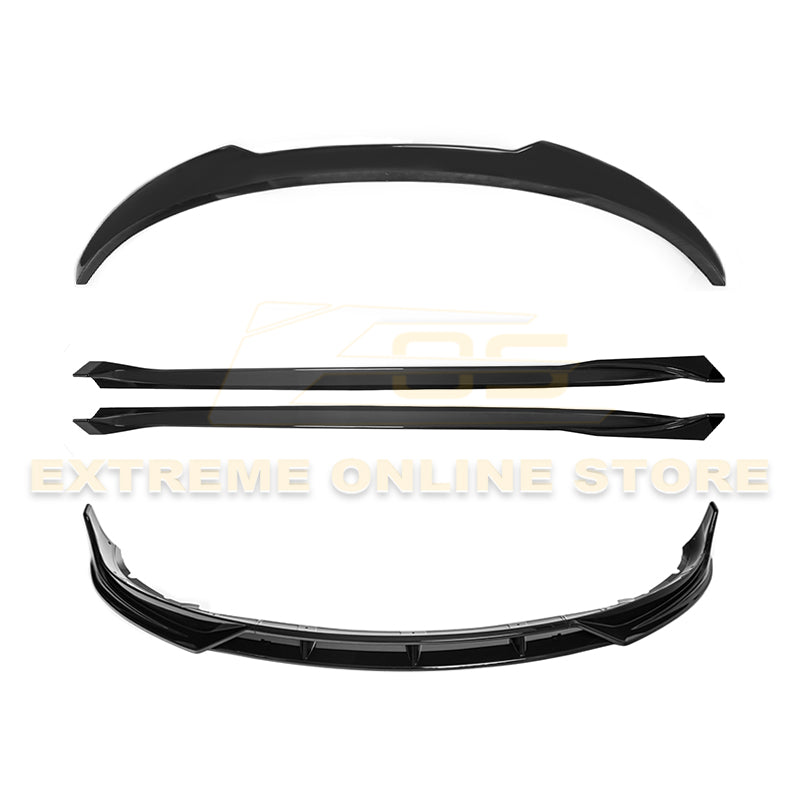 2017-Up Tesla Model 3 Performance Full Aero Kit - Splitter & Spoiler ...