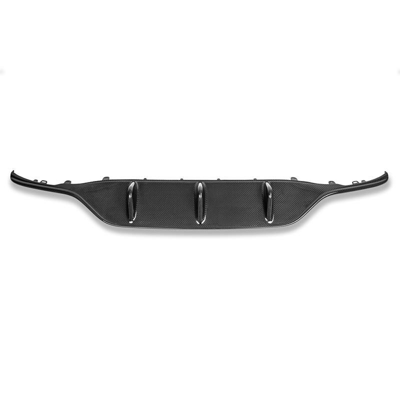 15-18 Mercedes-Benz C-Class W205 AMG Carbon Fiber Rear Bumper Diffuser ...